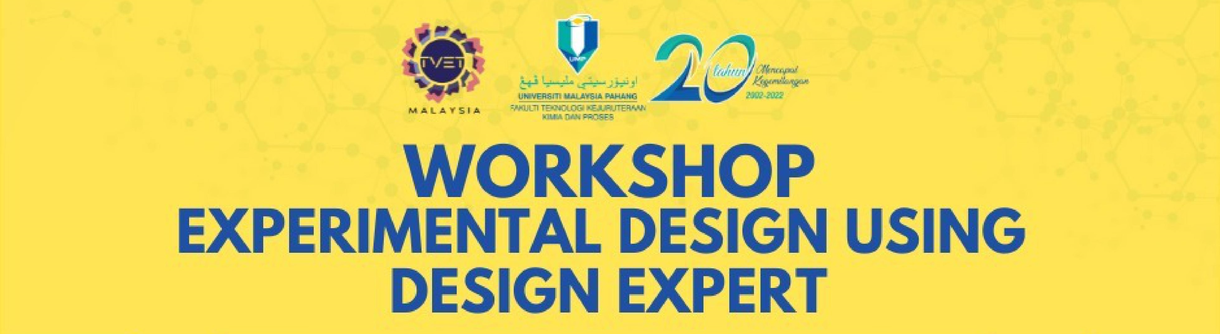 FTKKP - DESIGN OF EXPERIMENTS USING DESIGN EXPERT WORKSHOP BY BBEC